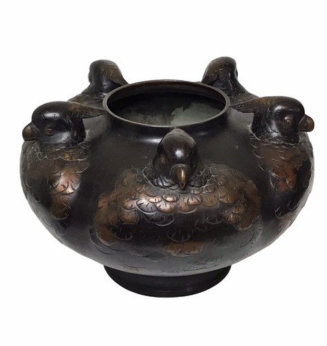 Asian Metal Censor Pot Falcon Head Bird Head Home Decor | eBay