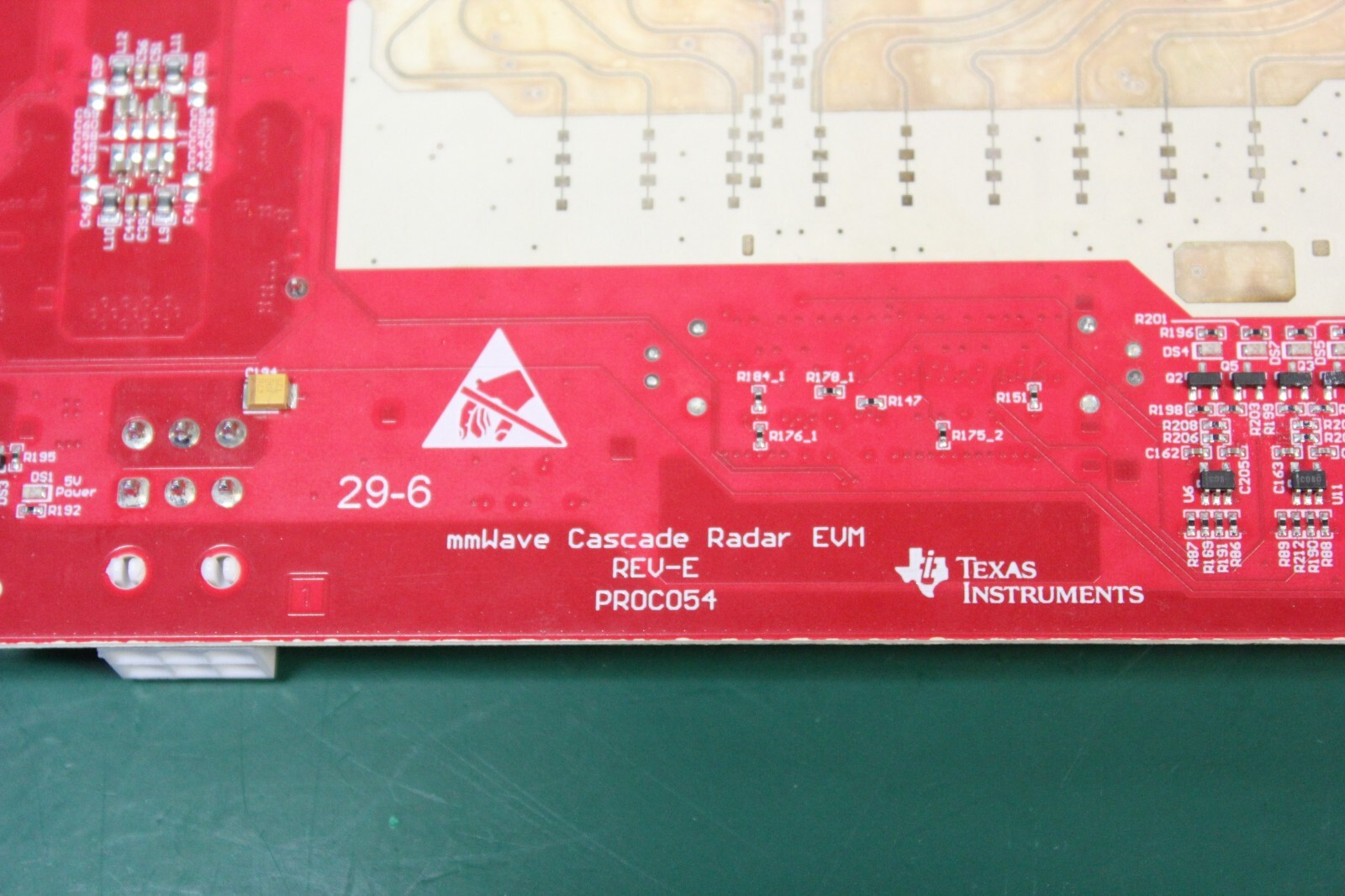 TEXAS INSTRUMENTS mmWAVE MILLIMETER WAVE CASCADE RADAR EVM BOARD ...