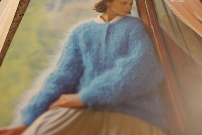 Hayfield Knitting Pattern 00231 Mohair Cardigan Sweater 30-44" | eBay