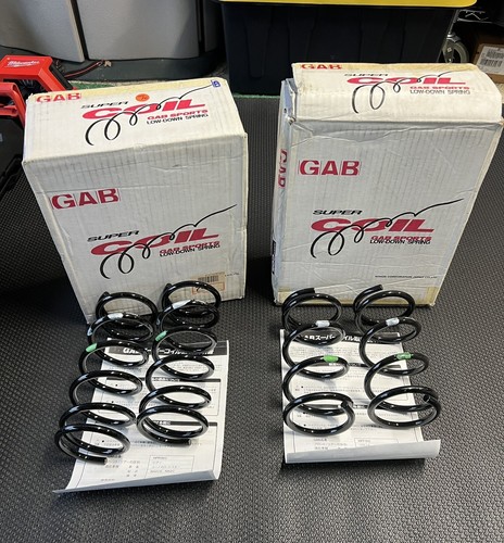 GAB Sports Super Coil Lowering Springs for Mazda Miata MX-5 NA6 1.6L ...