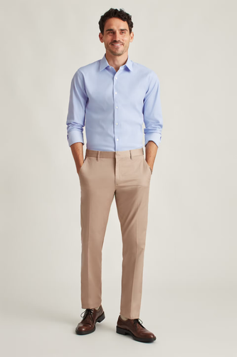 Bonobos Men's Dress Pants Wednesday Tan Weekday Warrior Wrinkle ...