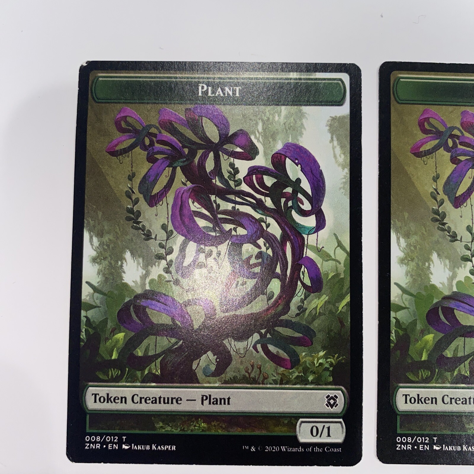 MTG Plant Token Zendikar Rising 008/012 Regular Token for sale online ...