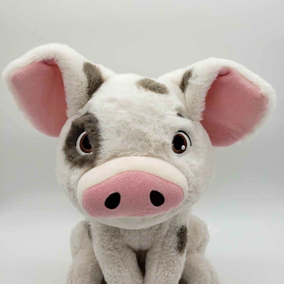 Disney Store Moana 13" Pua Pig Plush Toy Doll Stuffed Animal Sitting ...