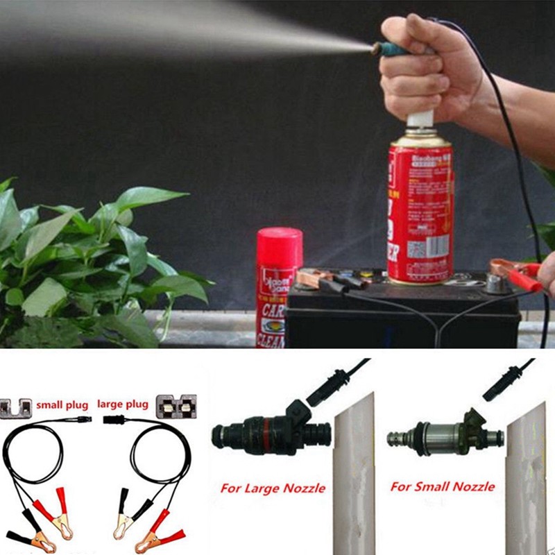 Fuel Injector Flush Cleaner Adapter Auto Car Vehicles Tool DIY Kit Set ...