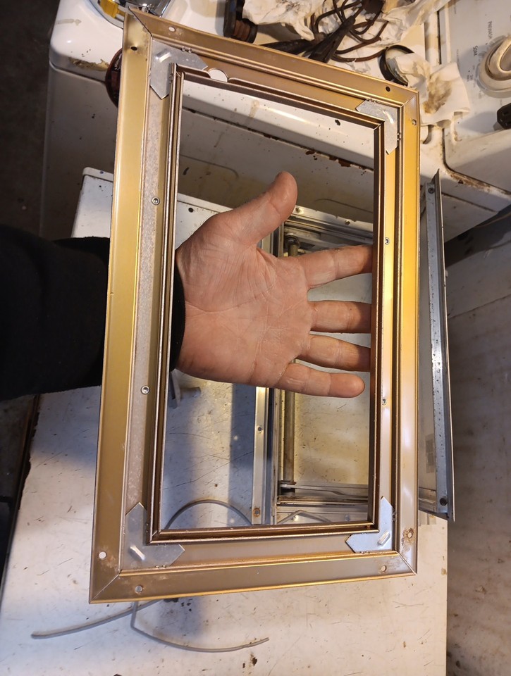 Vtg Motorhome Camper Trailer RV Hehr Small Vent Crank Out Window W ...