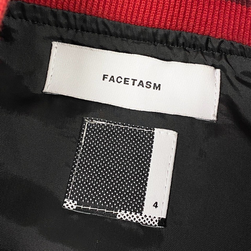 Facetasm Varsity Jacket Stadium Zip Design Arm Logo Patch Fnt-Jk-M13 4 ...