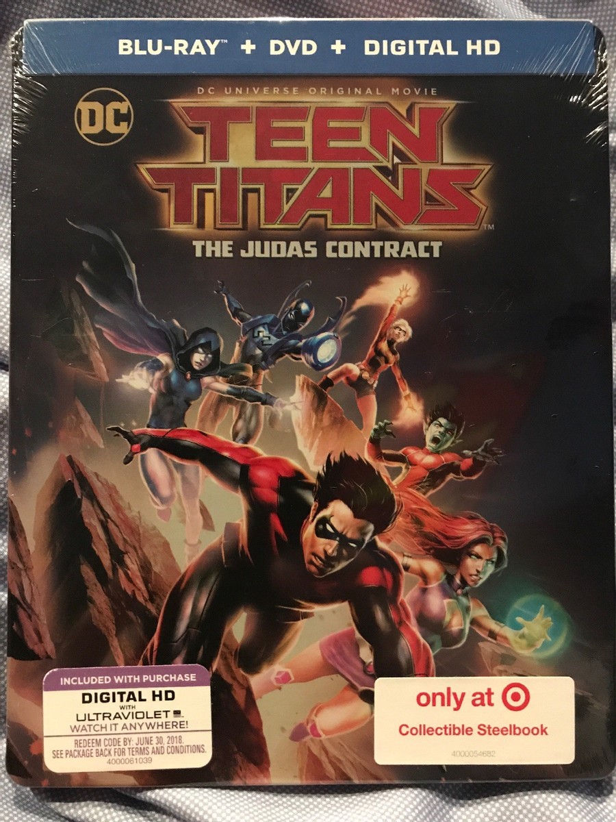 Teen Titans Judas Contract Dvd Cover Teen Titans: The Judas Contract
