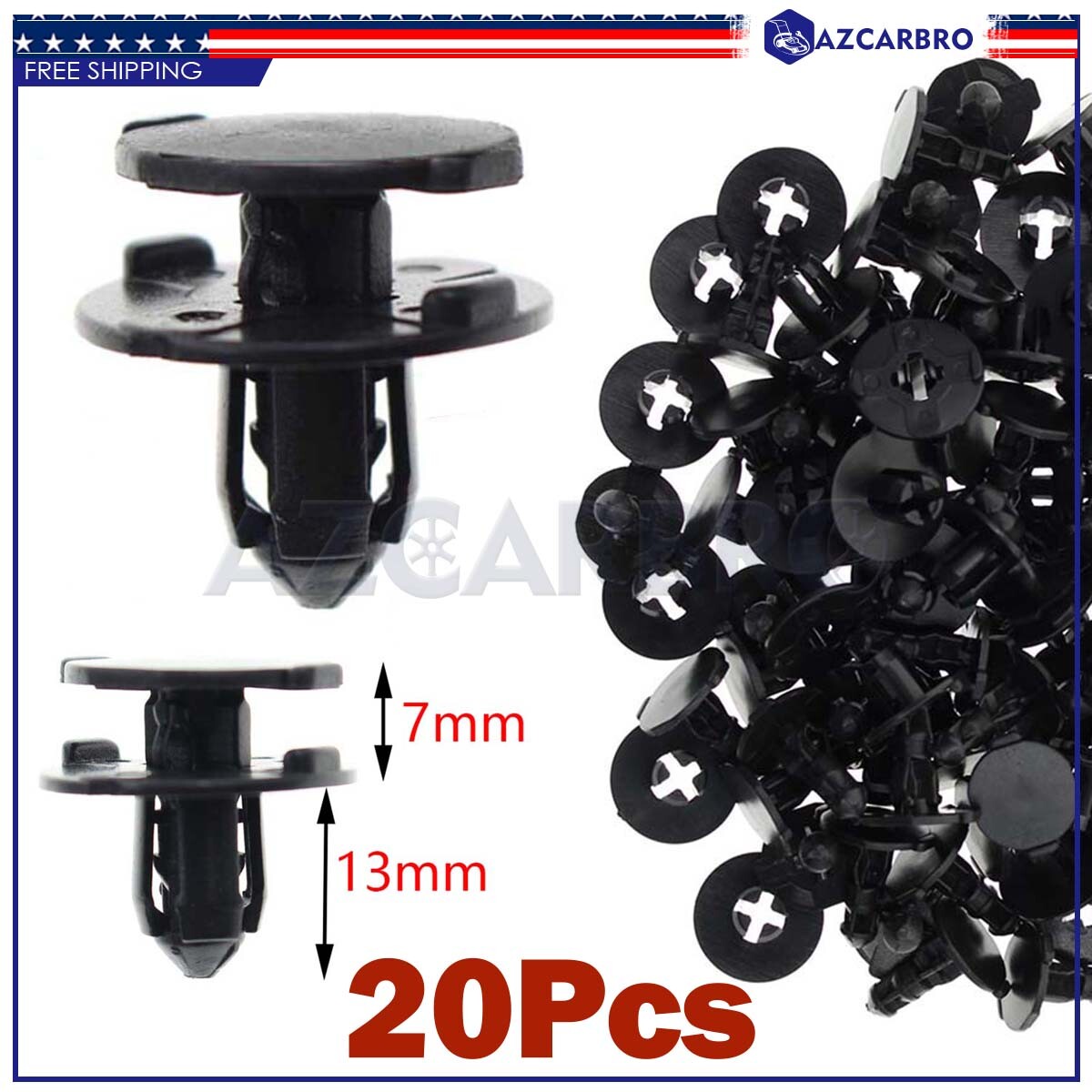 20pc Bumper Fender Splash Shield Push Clip Retainer for Nissan Infiniti ...