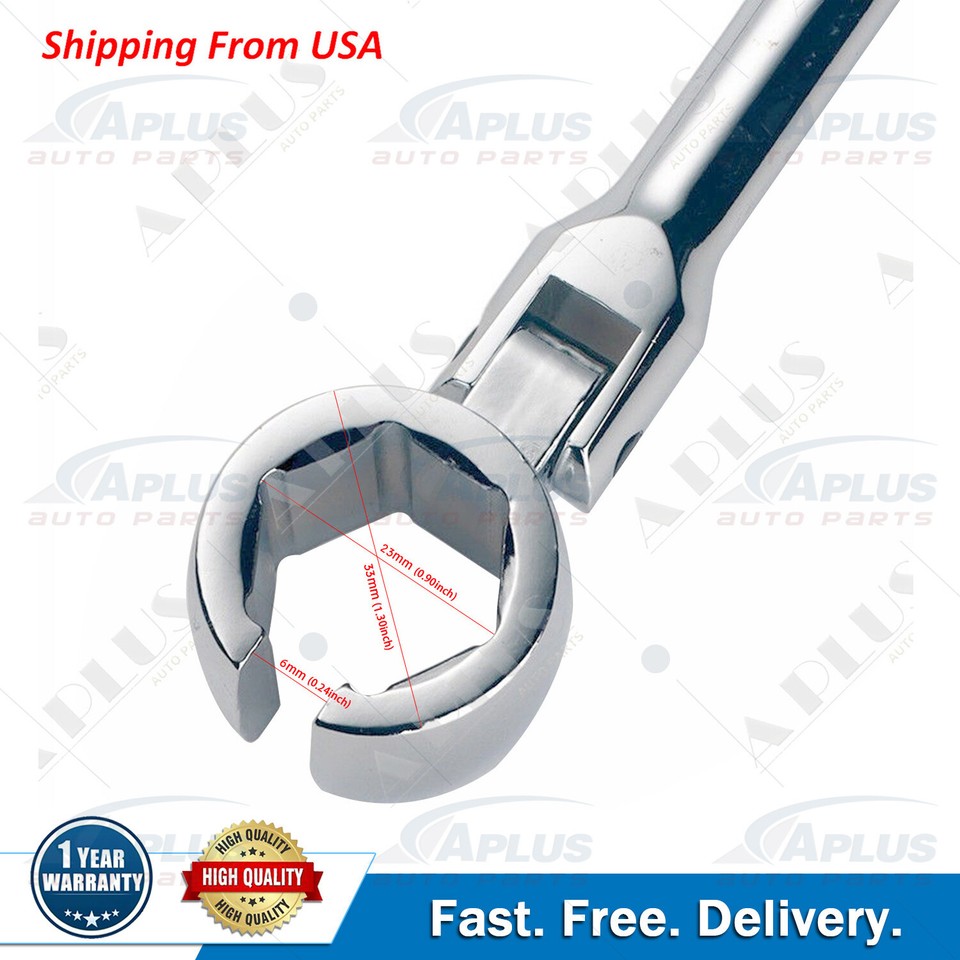 US O2 Oxygen Sensor Wrench Flexi-head 7/8" 22mm Hex 6pt Car Repair Tool ...