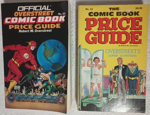 Overstreet Comic Price Guides Vintage #12 (1982) & 20 (1990) Rare VG ...