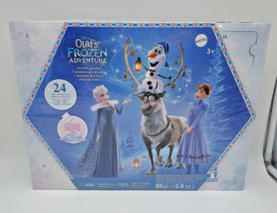 MATTEL Disney Frozen Advent Calendar Elsa & Anna Doll Toy HWX20 | eBay