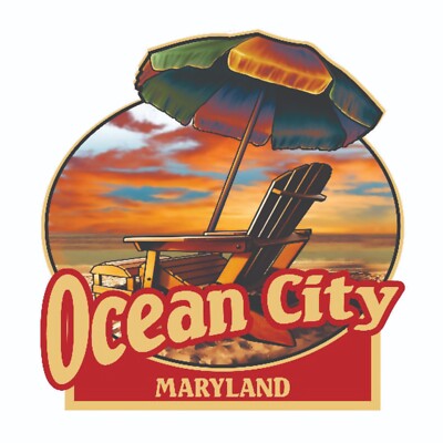 Ocean City Maryland Sticker Decal Bumper Sticker | eBay