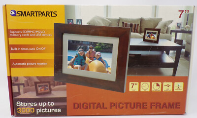 Smartparts SP72 7" Digital Picture Frame, stores up to 3000 photos | eBay