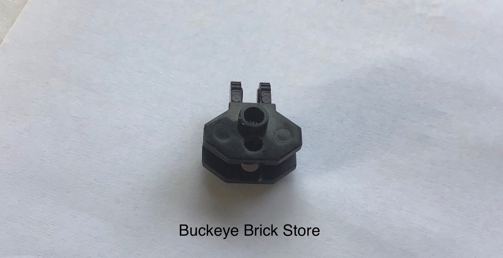 LEGO Part 30396 Black Hinge 1x2 Locking with 2 Fingers & Towball Socket ...