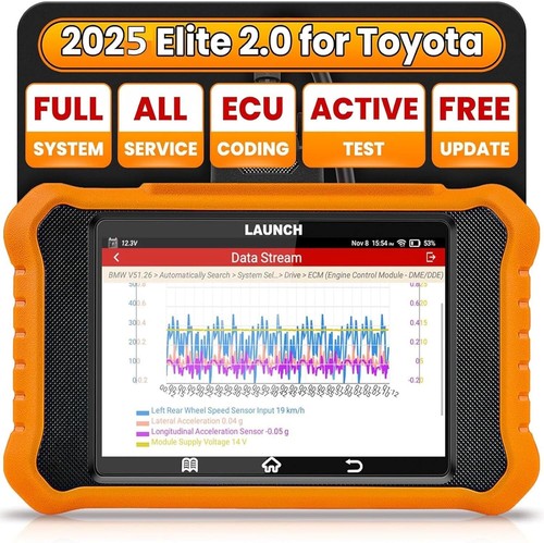 LAUNCH X431 ELITE For TOYOTA Lexus Car OBD2 Scanner Diagnostic Tools ...