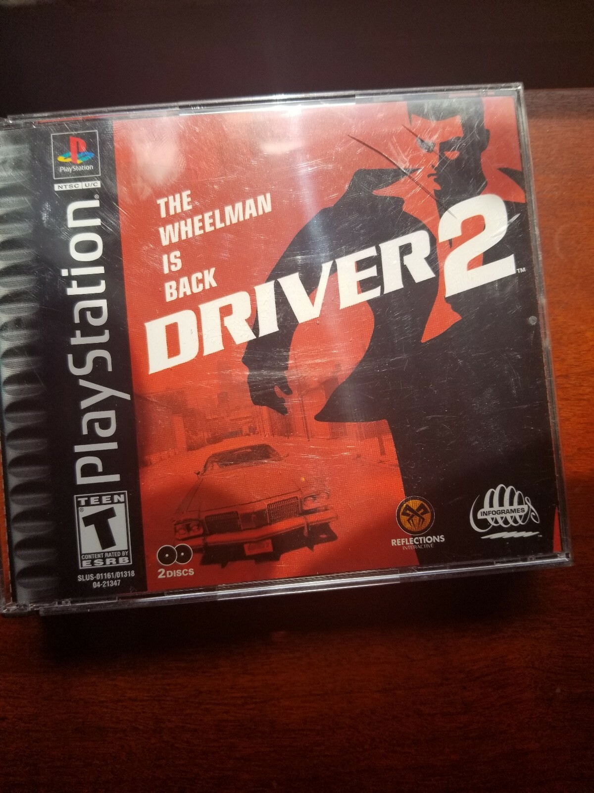 Original Driver 2 Sony PlayStation 1 2000 PS1 Video. 2 Disc. Label ...
