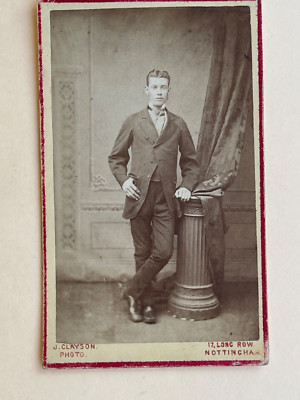 1800's Photo -JOHN CLAYSON, Photographer, 17 Long Row, Nottingham ...