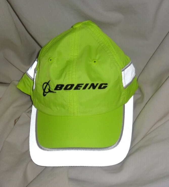 VTG Boeing Neon Green Reflective Safety Cap One Size … - Gem
