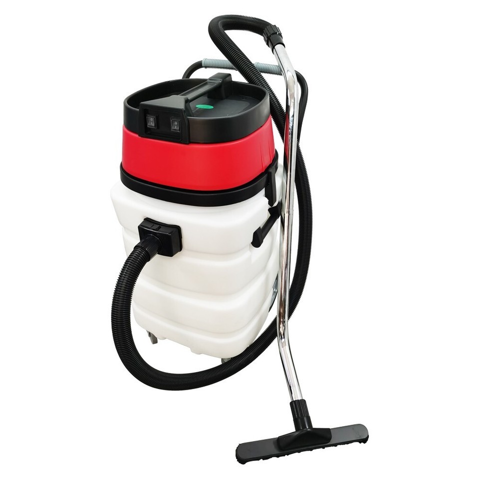 110V 90L Industrial Dry/Wet Dual-Purpose Vacuum Cleaner Vacuum Suction ...