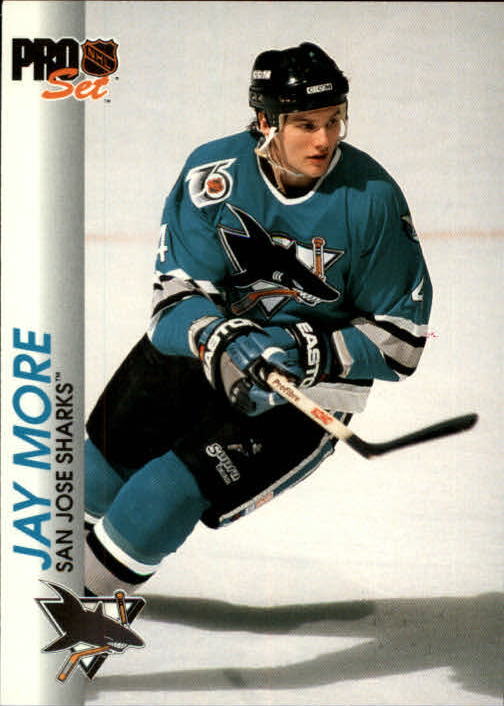 1992-93 Pro Set Sharks Hockey Card #169 Jay More | eBay
