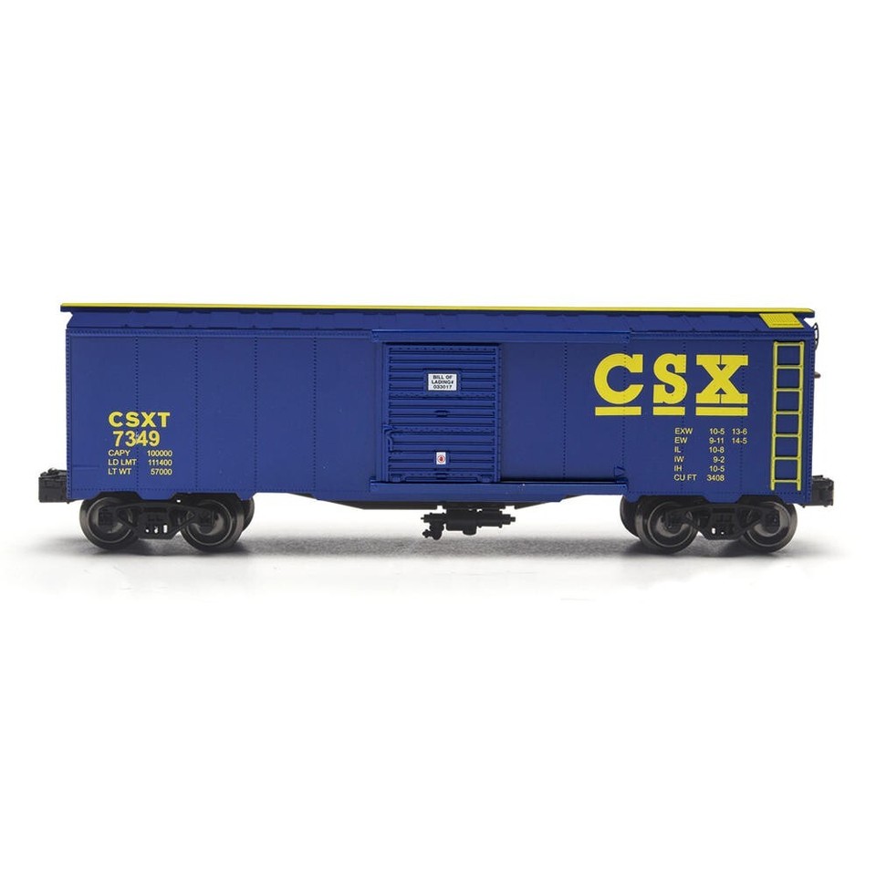 O Gauge Box Car - CSX (blue) - New Item - Never Ran - Free Shipping | eBay