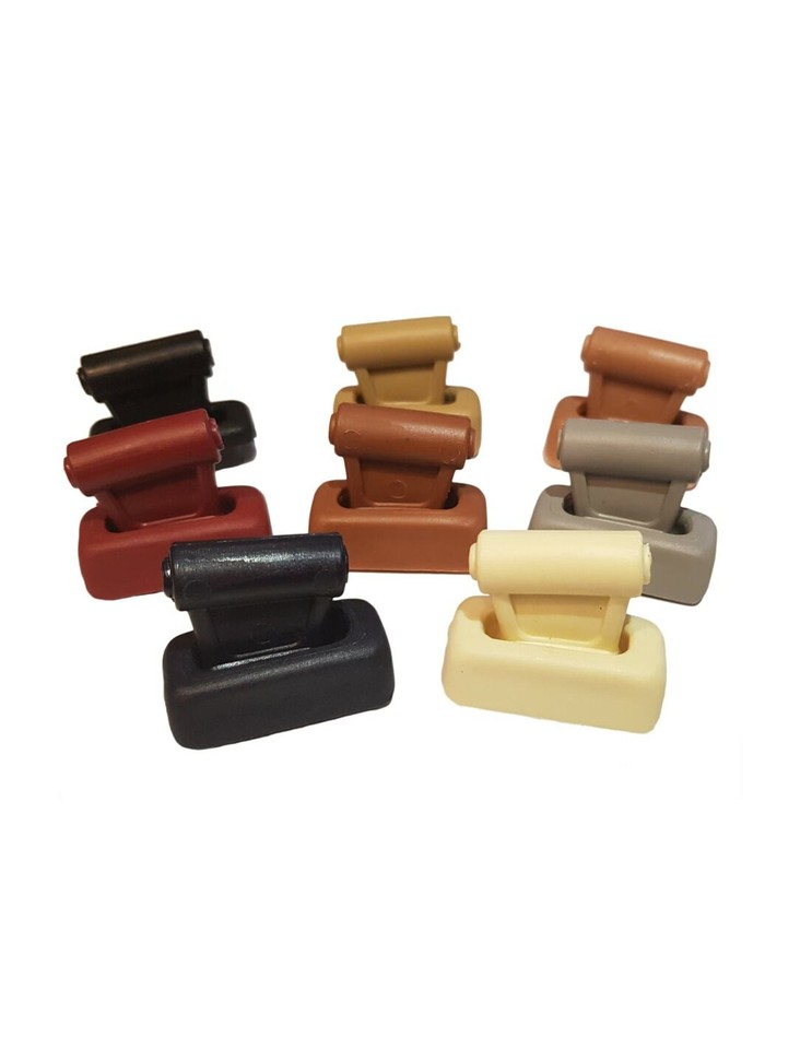 Mercedes-Benz Sun Visor Clip Set Tobacco Brown SL107 SLC107 R107 ...