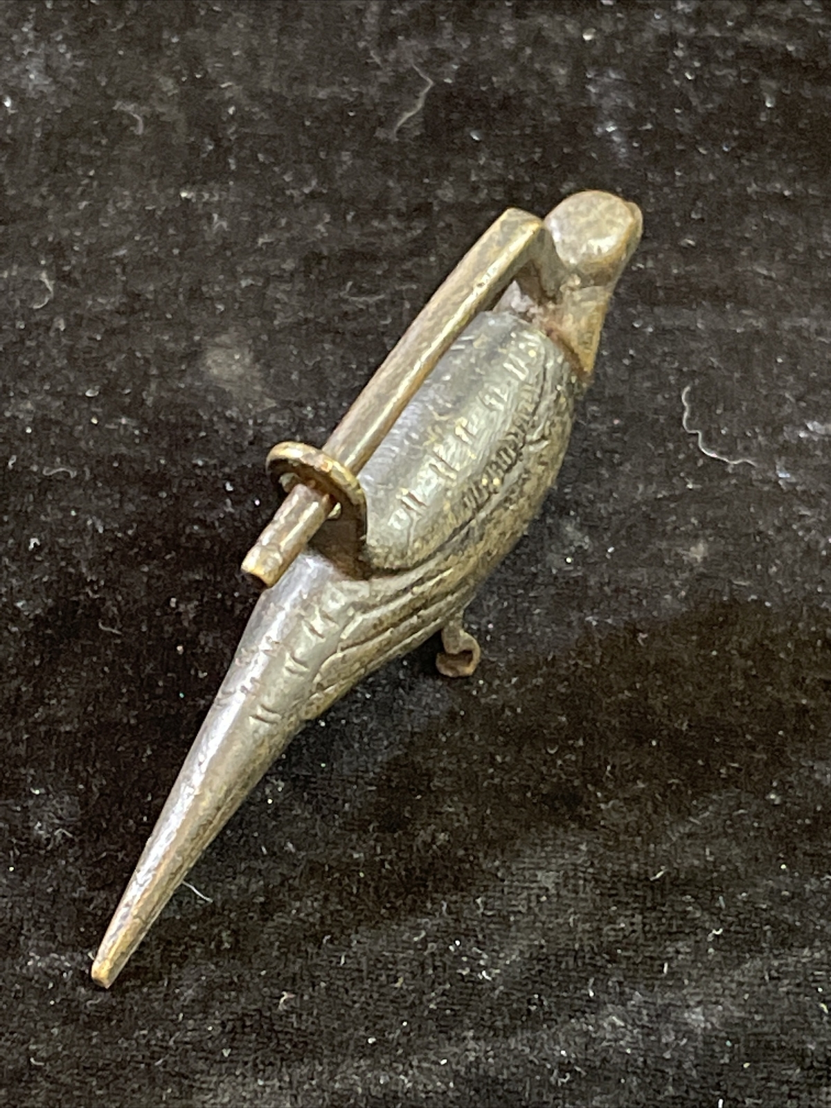 Bronze Antique Bird Artifact - Beautifully Detailed - 3 3/4" Long - 80 ...