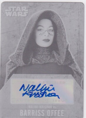 2016 Star Wars Evolution Nalini Krishan Barriss Offee Autograph ...
