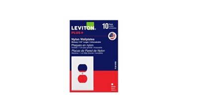 LEVITON Plus + M52-PJ8-WM WHITE OUTLET WALL PLATE COVER 10 Pack | eBay
