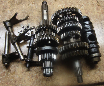 1986 Kawasaki Bayou ATV KLF 300 KLF300 Engine Motor Transmission Gear ...