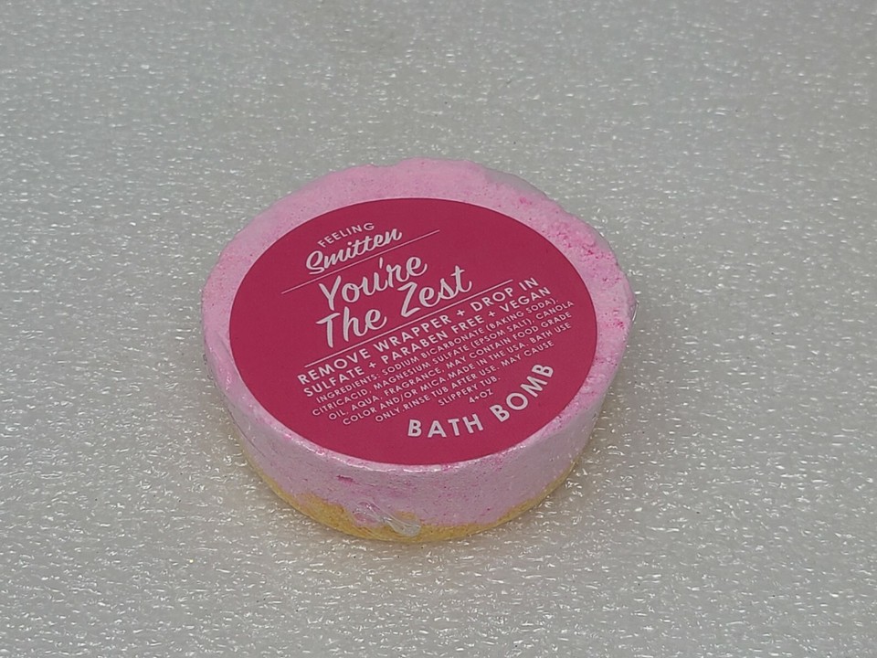 Feeling Smitten You're The Zest Bath Bomb 4 oz | eBay