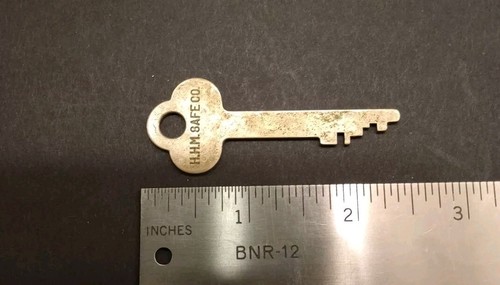 Vintage Key HHM SAFE CO safety deposit key. | eBay