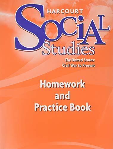 Harcourt Social Studies: Homework and Practice Book Student Edition ...
