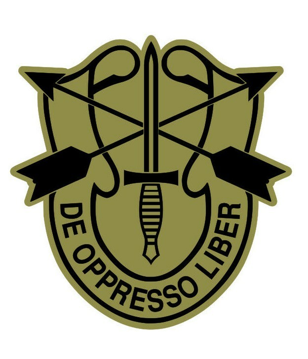De Oppresso Liber Emblem Patch Special Forces / De Oppresso Liber