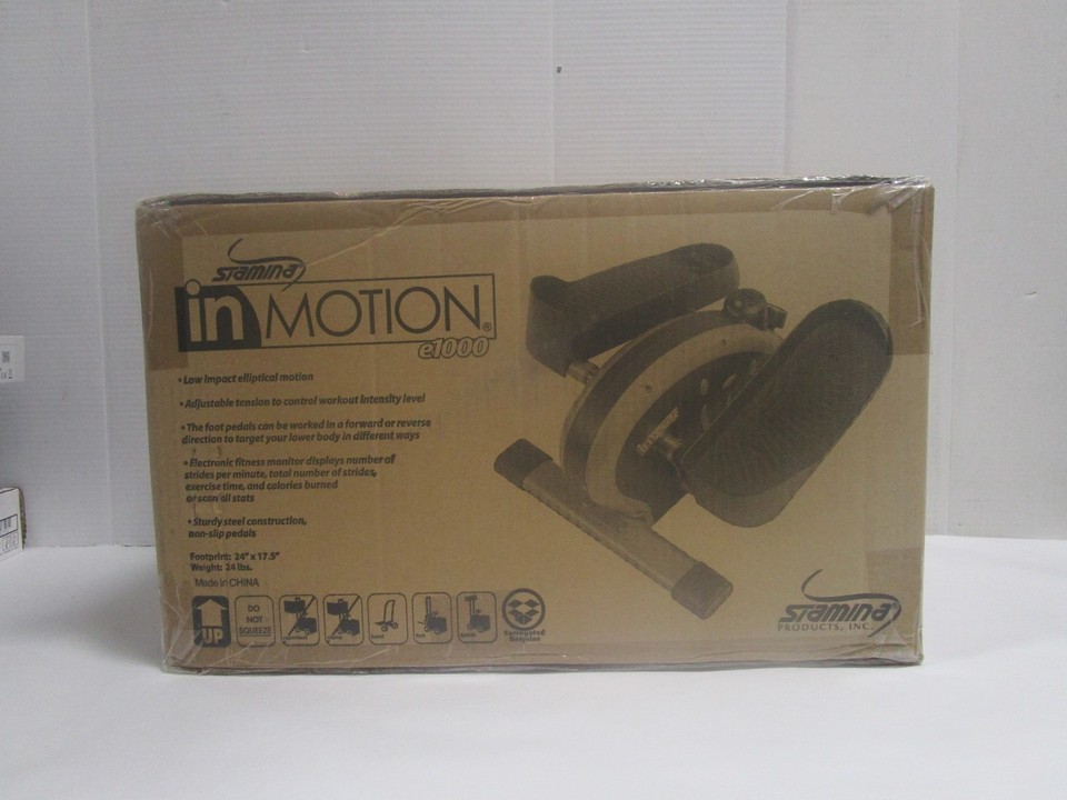 STAMINA IN MOTION E1000 Compact Lower Cardio Workout Stride Machine | eBay