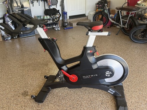 Matrix Commercial IC7 Spin Bike with Gas Assist Seat, Bluetooth and Led ...
