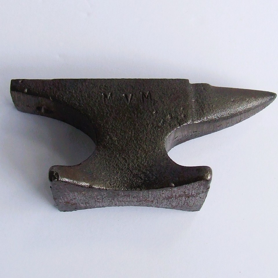 Vintage Mini 4" Steel Anvil Stamped MVM Blacksmith Jeweler Bench ...