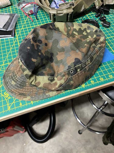 German Bundeswehr Flecktarn Field Cap US 7 5/8 (EU 61) | eBay