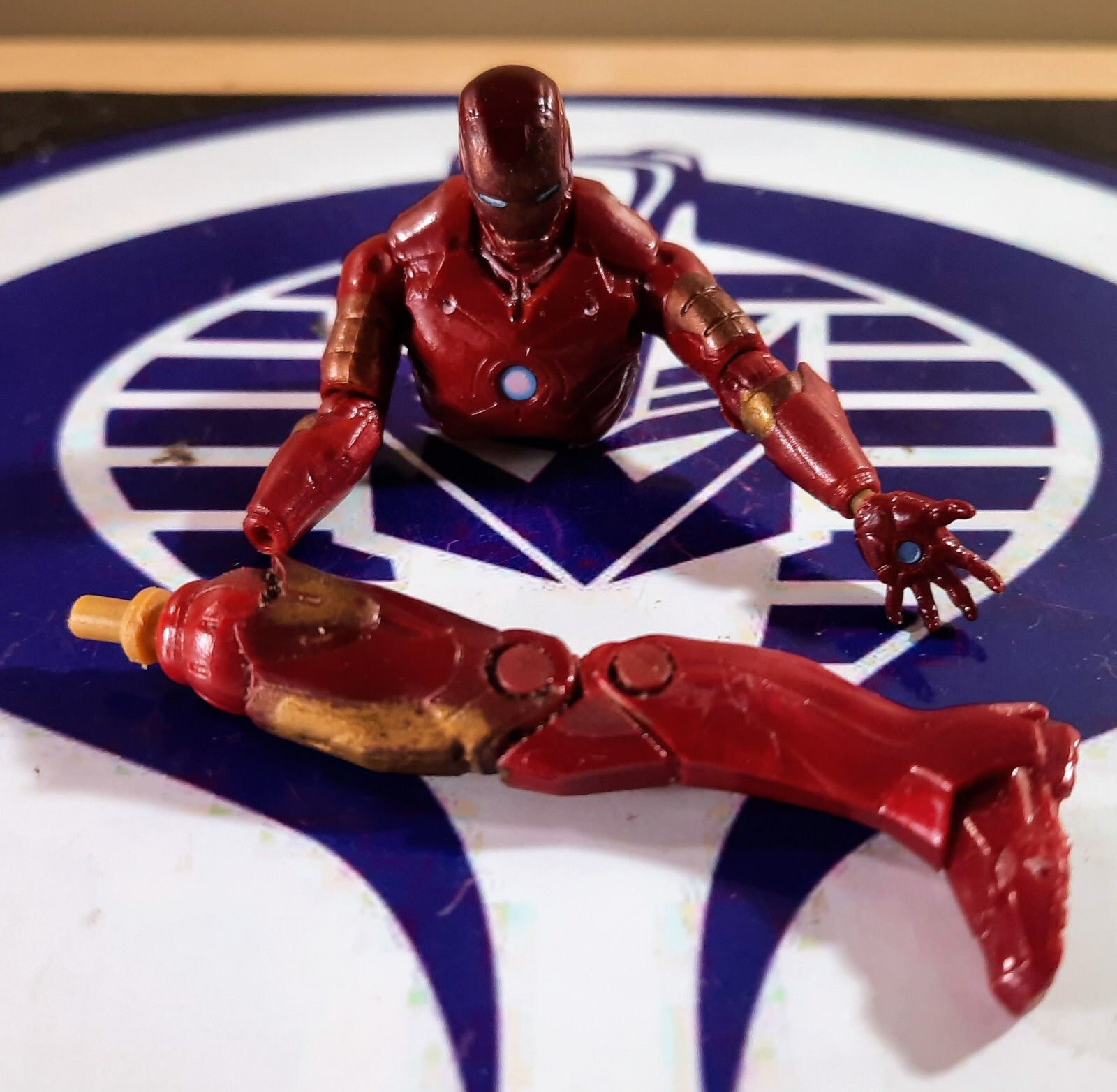 MARVEL UNIVERSE IRON MAN HEAD TORSO LEFT ARM LEFT LEG BODY PART LOT | eBay