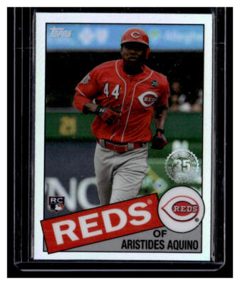 2020 Topps Chrome #85TC-21 Aristides Aquino Reds 1985 Topps Baseball | eBay