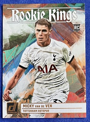 Micky van de Ven 2023-24 Donruss FIFA ROOKIE KINGS INSERT Card #6 ...