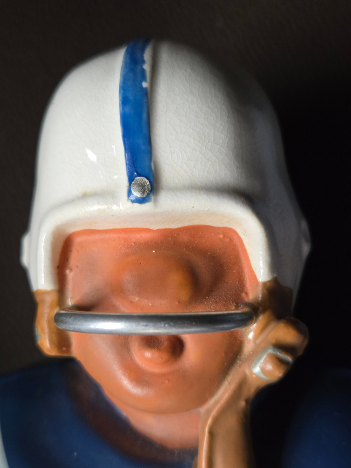 Vintage 1950s Baltimore Colts Ceramic Bank Football Player Coin Bank ...