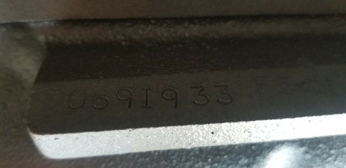 1954 Chevy 261 Engine Block Bore 5 Holes 40 Over 1 Hole 60 Drilled for ...