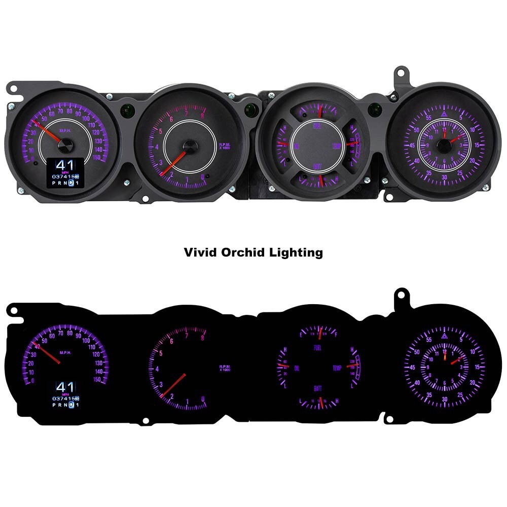 Dakota RTX-70D-CLG-X-1970-74 Dodge Challenger & Cuda w/Rallye dash RTX ...