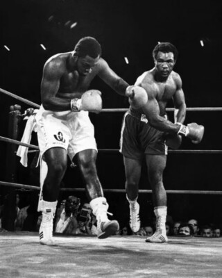 1973 Boxing Joe Frazier Vs George Foreman Title Fight 8x10 PHOTO PRINT ...