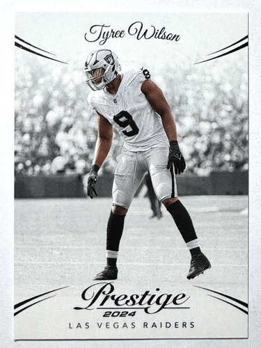 TYREE WILSON Las Vegas Raiders 2024 Panini Prestige Football Card #160 ...