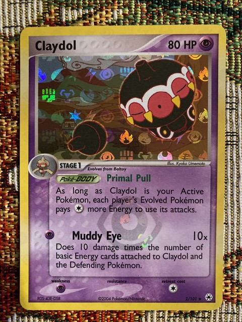Pokémon TCG Claydol EX Hidden Legends 2/101 Holo Holo Rare for sale ...