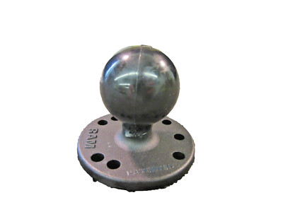 Ram Ram-202 1.5" C Size Ball Mount Round 2.5" Base 2 Way Radio MRAP | eBay