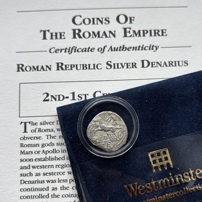 Roman Republic Coin, Coelius Caldus Denarius, Roma ~ Victory ...
