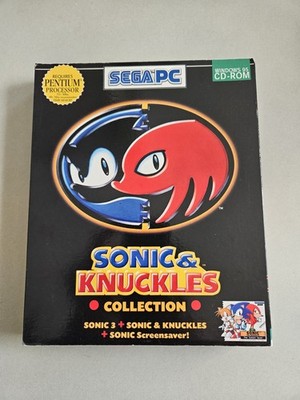 Sonic & Knuckles Collection Big Box PC CD-ROM Game Sonic 3 ...